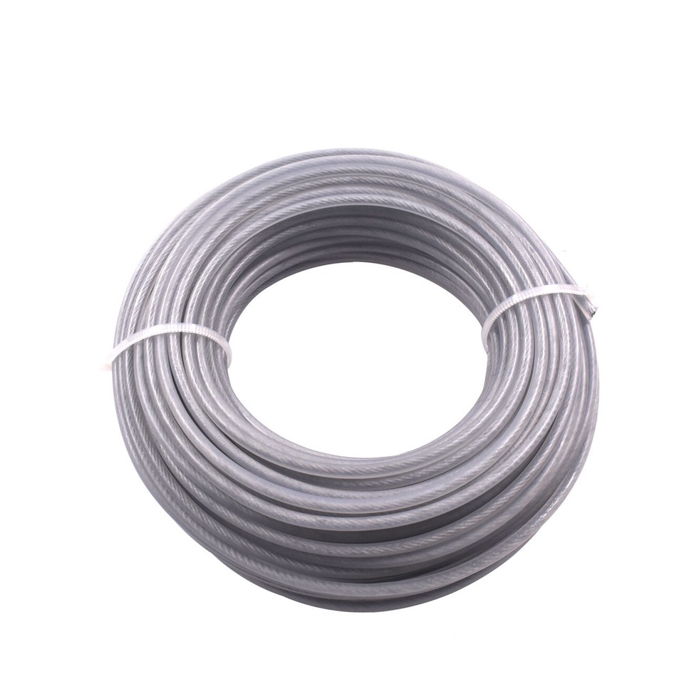 String Trimmer Line (2.7mm/.105'' 15m 183g) Steel Wire For Weed Eater ...