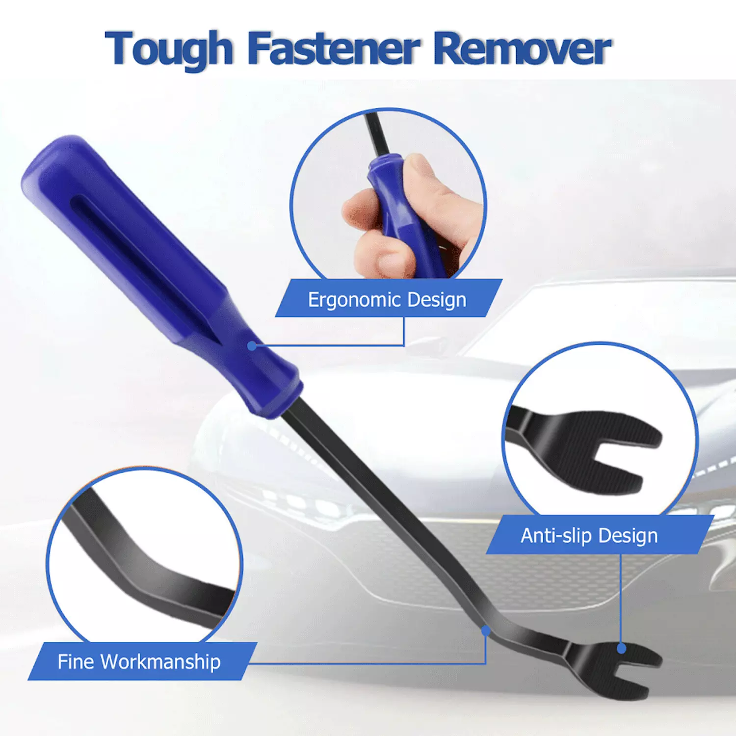 5pcs Red High-Strength Nylon Car Door Panel Dash Trim Removal Pry Open ...