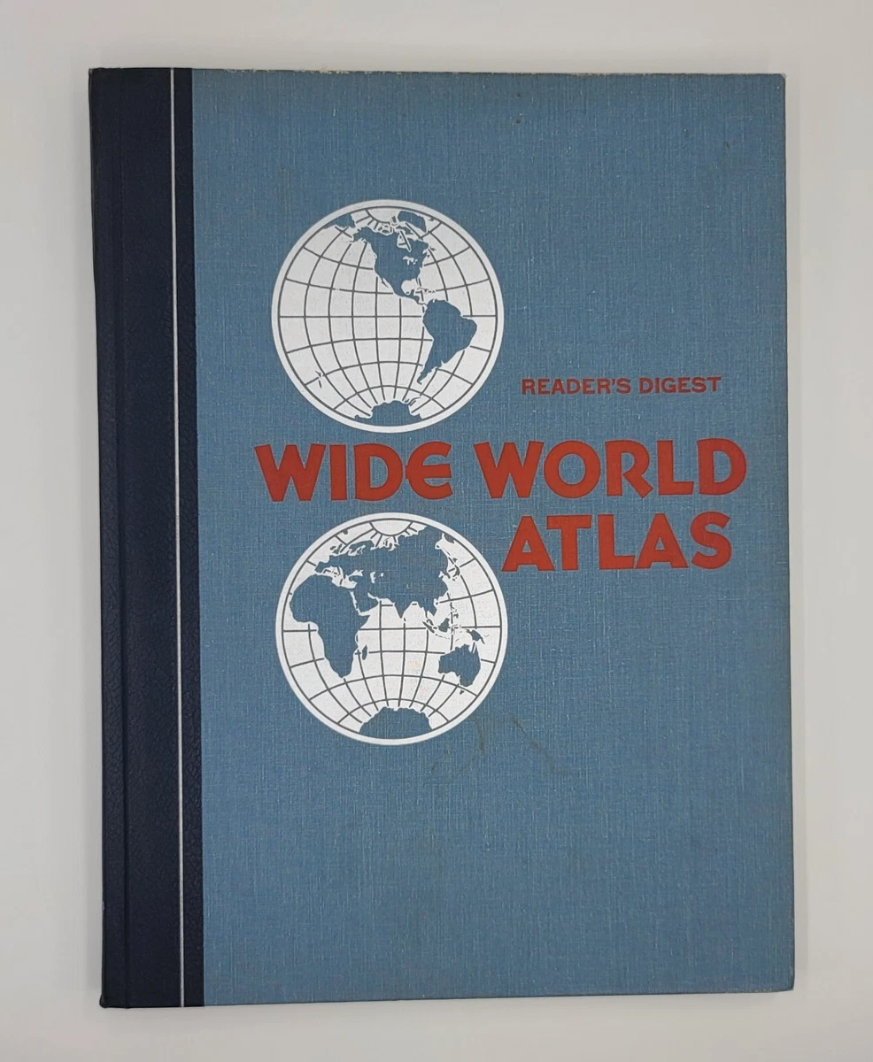 Vintage World Atlas Book