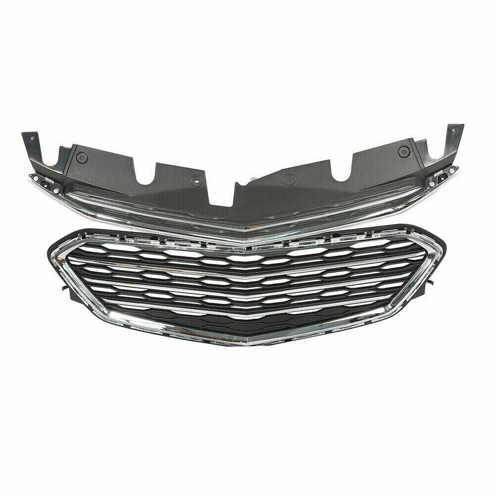Front Upper & Lower Chrome Grille Set For Chevrolet Equinox 2016-2017 ...