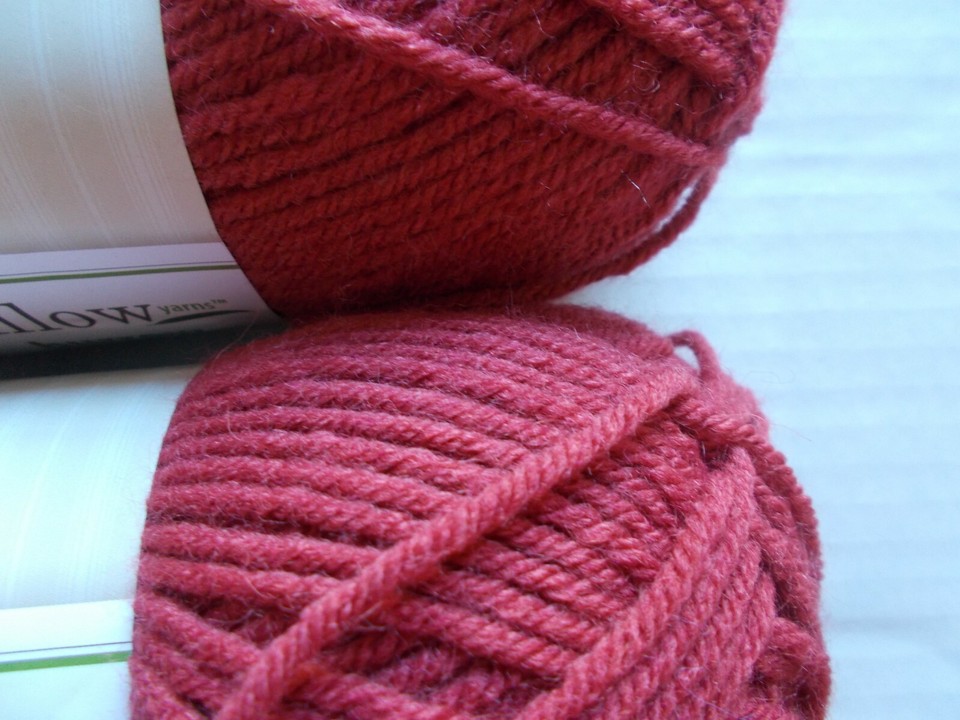 Willow Yarns Burrow Worsted wool blend yarn, Cinnamon, of 2 (197 yds ea ...