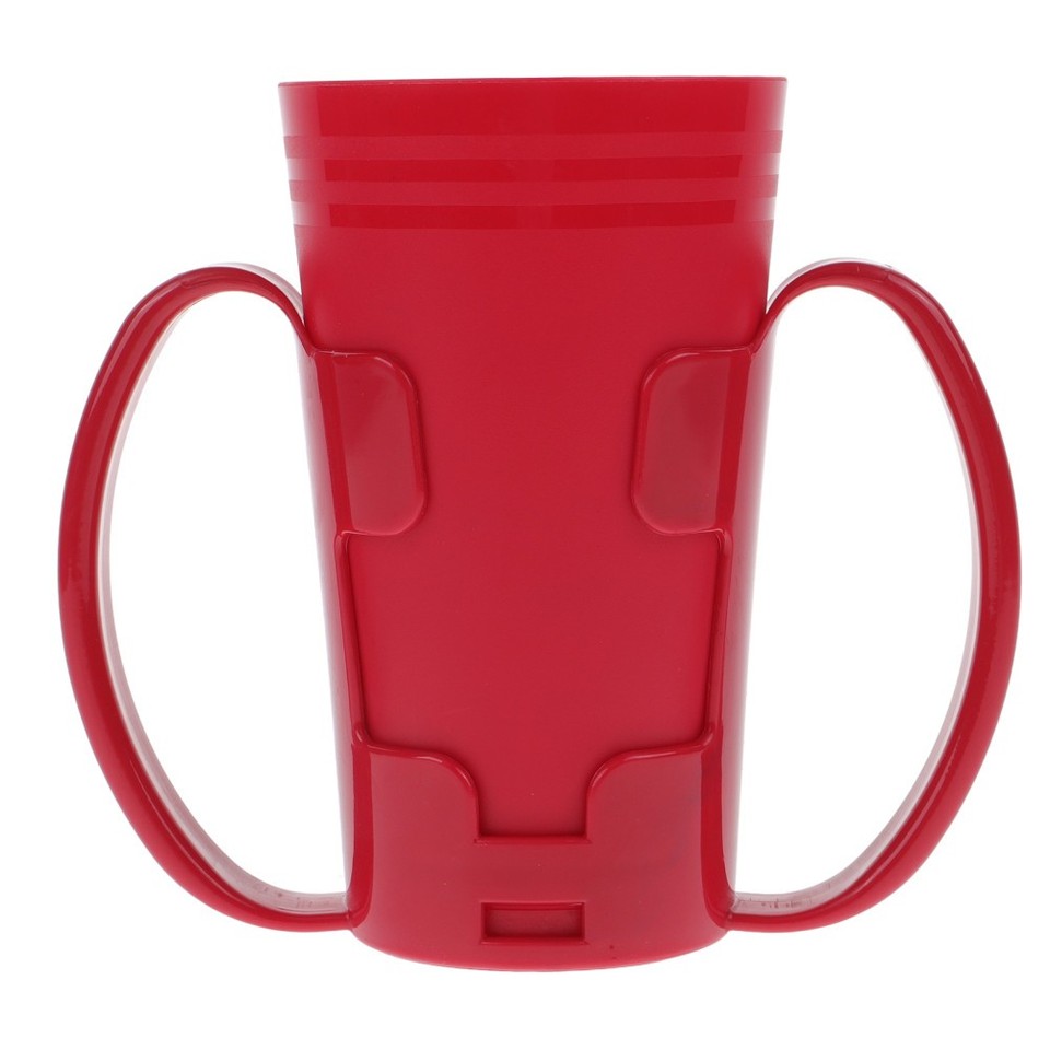 4Pcs Red Reusable Plastic Choking Proof Cups for Adults Elderly | eBay ...