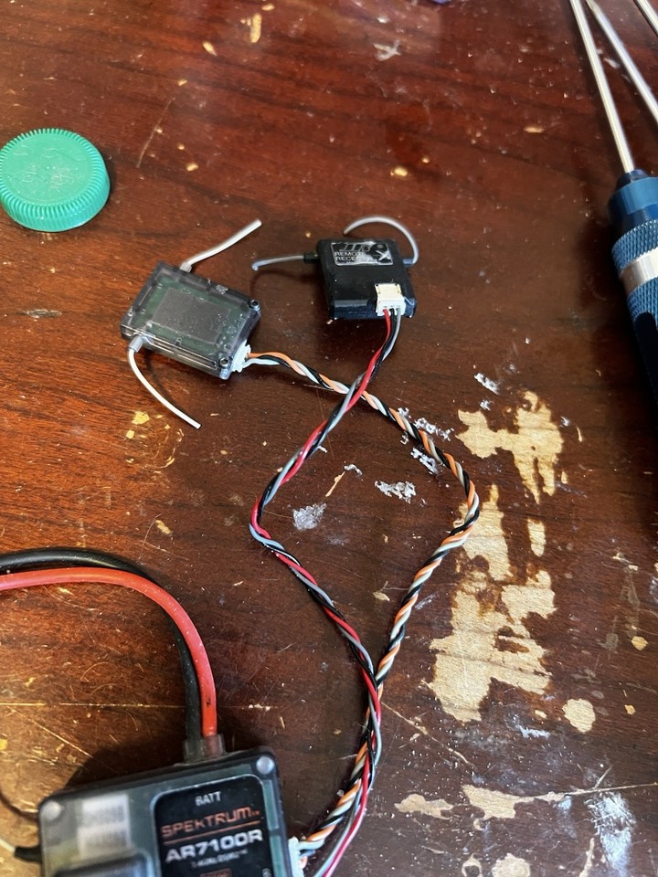 Spektrum AR7100R DSM2 7-Channel Heli Receiver RC Helicopter Align Trex ...