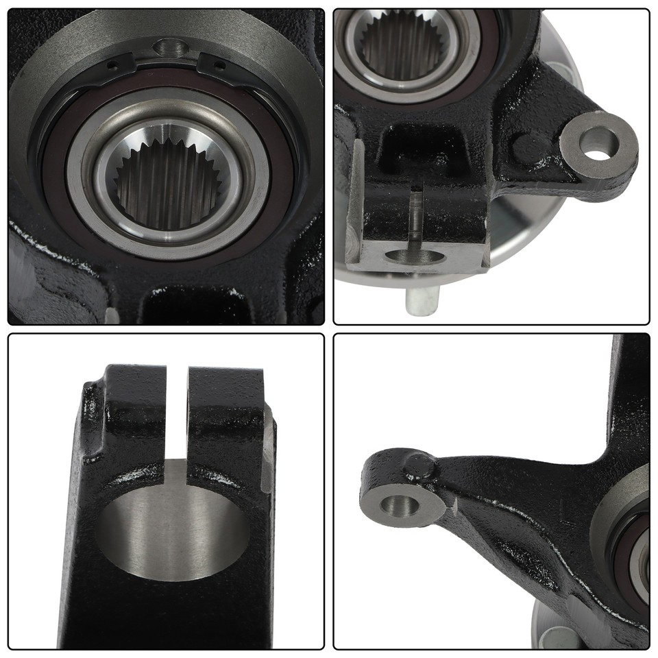 2PCS Front LH & RH Steering Knuckle & Wheel Hub Bearing Assembly for ...