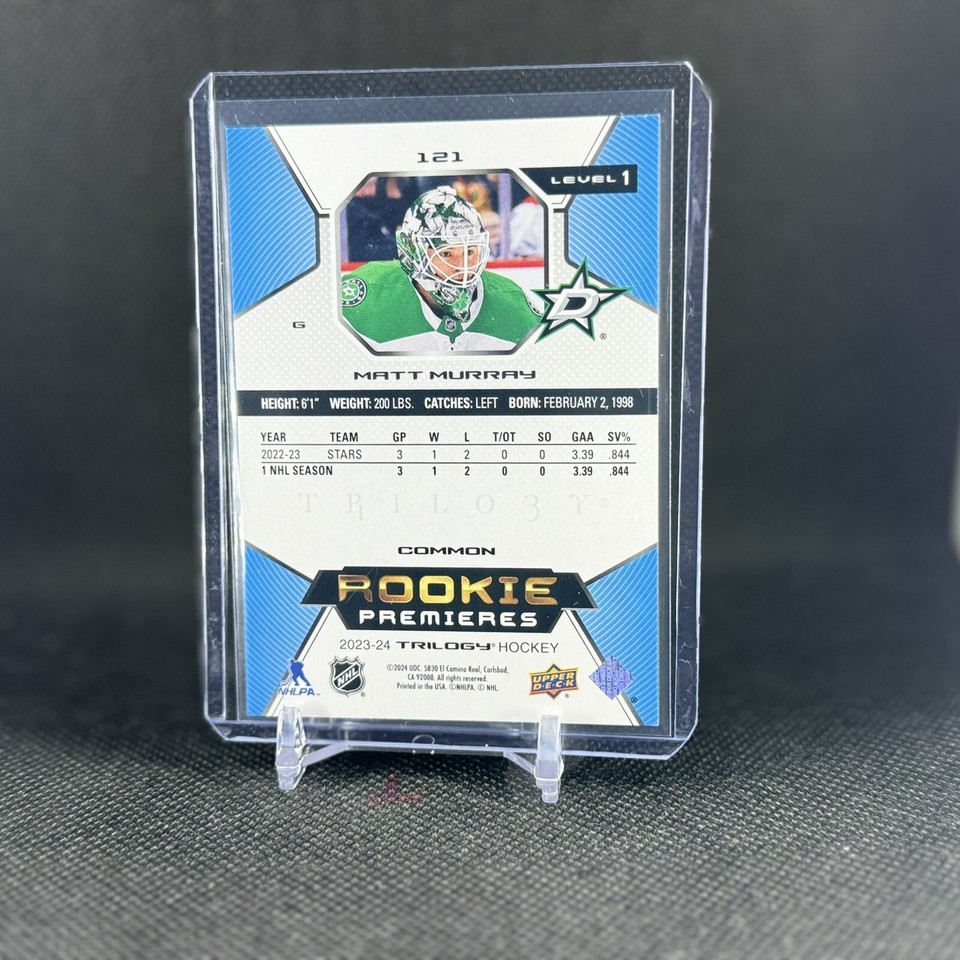 2023-24 Upper Deck Trilogy #121 Matt Murray 947/999 | eBay