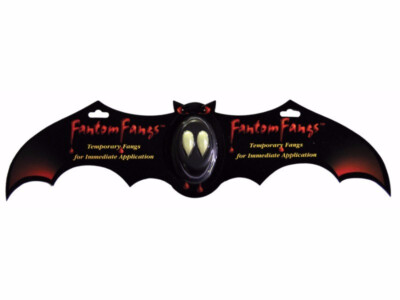 Custom Fantom Fangs Bat Dracula Vampire Teeth Realistic Halloween Denture Caps | eBay