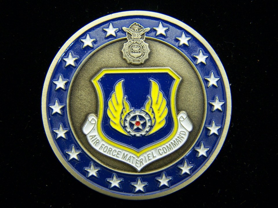 USAF Air Force Materiel Command Security Forces Challenge Coin | eBay