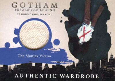 2017 Gotham Season 2 The Maniax Victim Wardrobe Costume Card M10.6 | eBay