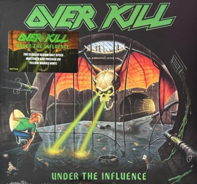 OVERKILL ‎- Under The Influence LP COLORED Vinyl Album - NEW THRASH ...