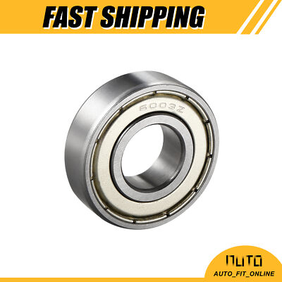 ONE Deep Groove Ball Bearing 6003Z Single Shield 17x35x10mm Steel ...