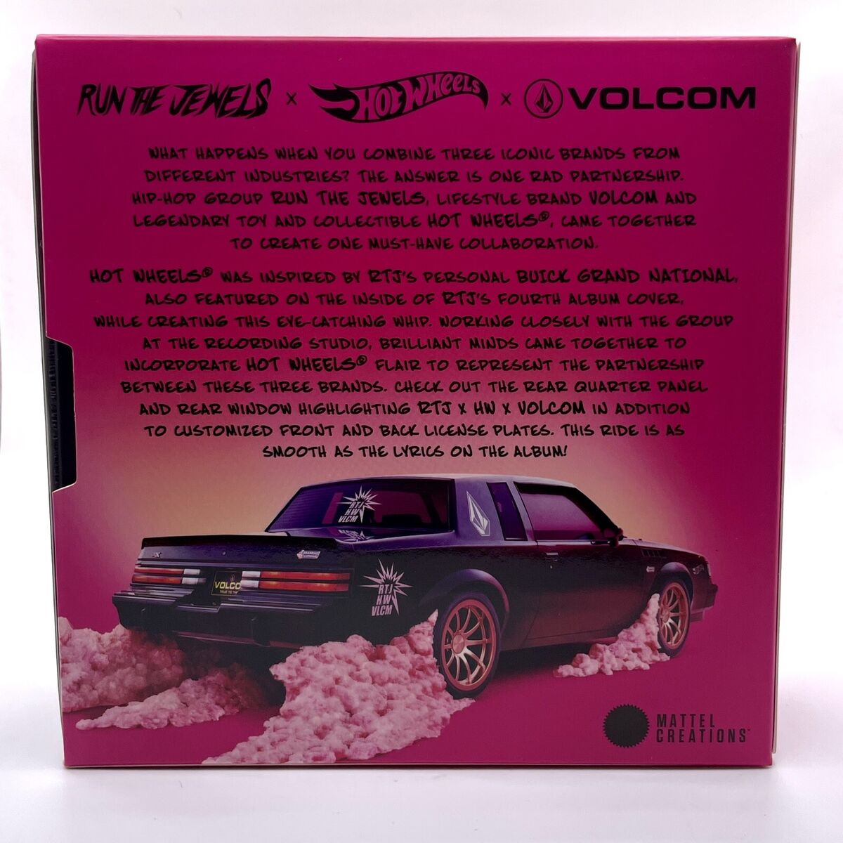 2023 HotWheels X Run The Jewels X Volcom Black '87 Buick 2023 HotWheels X Run The Jewels X Volcom Black '87 Buick
