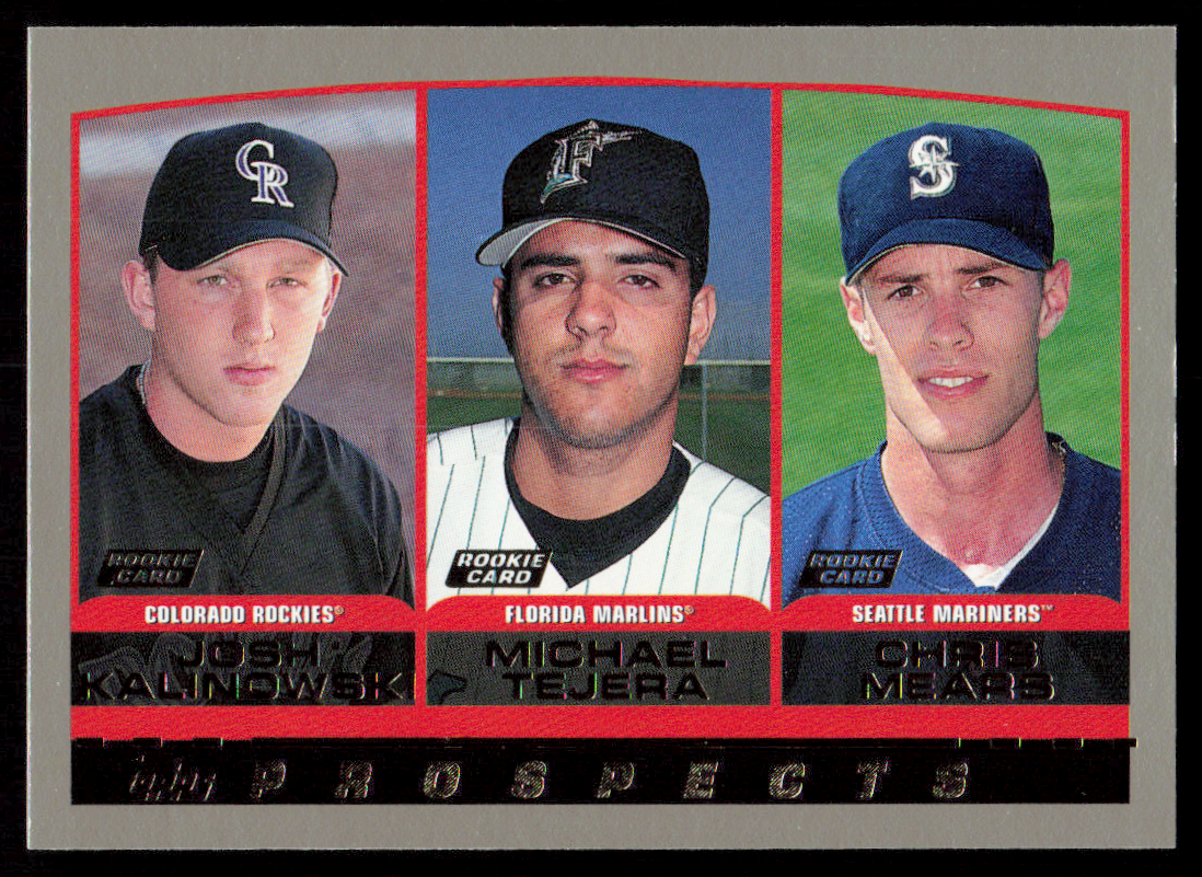 2000 Topps 206 Josh Kalinowski / Michael Tejera / Chris Mears PROS, RC ...