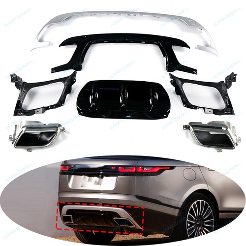 Silver Rear Bumper Part Body Kits Cover Trim h For Range Rover Velar ...