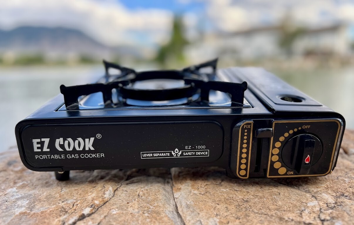 EZ Cook Portable Butane Gas Stove in Carrying Case 🍳~ EZ 1000 ~ Clean ...