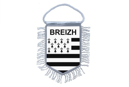 fanion mini drapeau pays voiture decoration bretagne breton | eBay