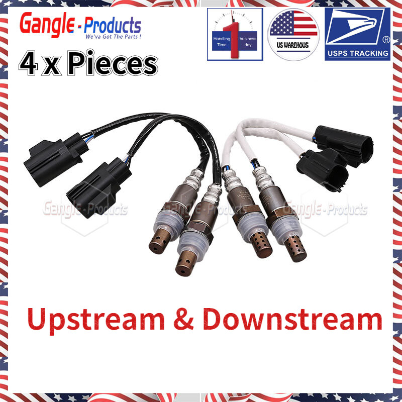 4PCS Upstream & Downstream Oxygen O2 Sensor For 2007-09 Land Rover LR3 ...