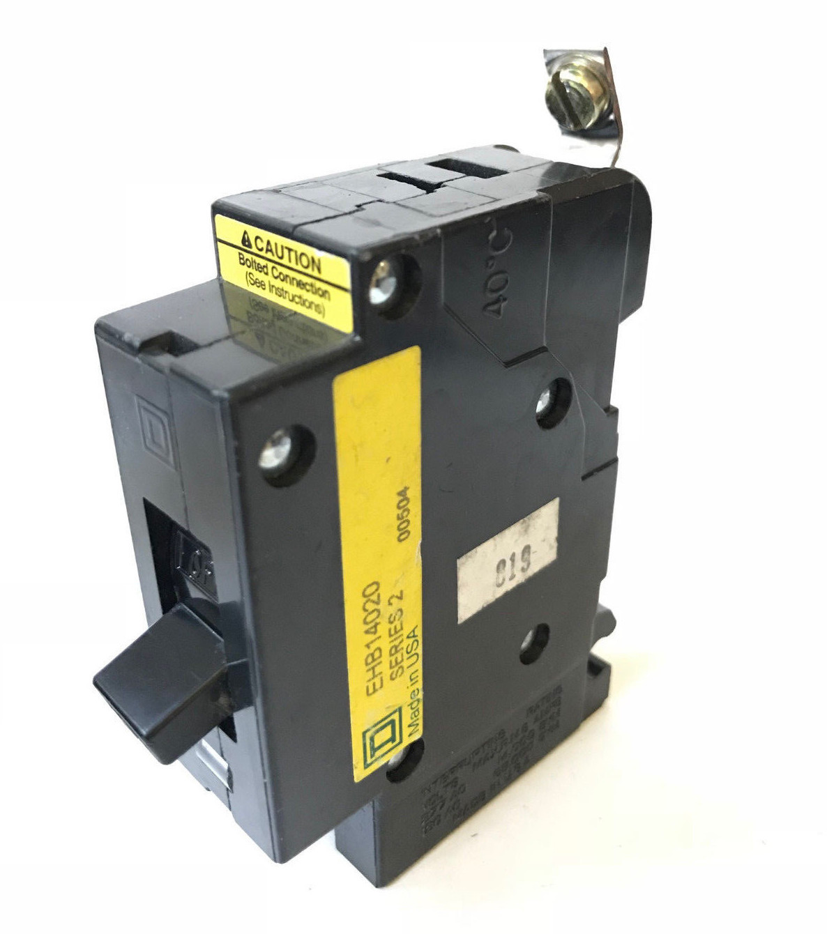 EHB14020 Square D 20 Amp 277V 1 Pole Bolt On Circuit Breaker | eBay