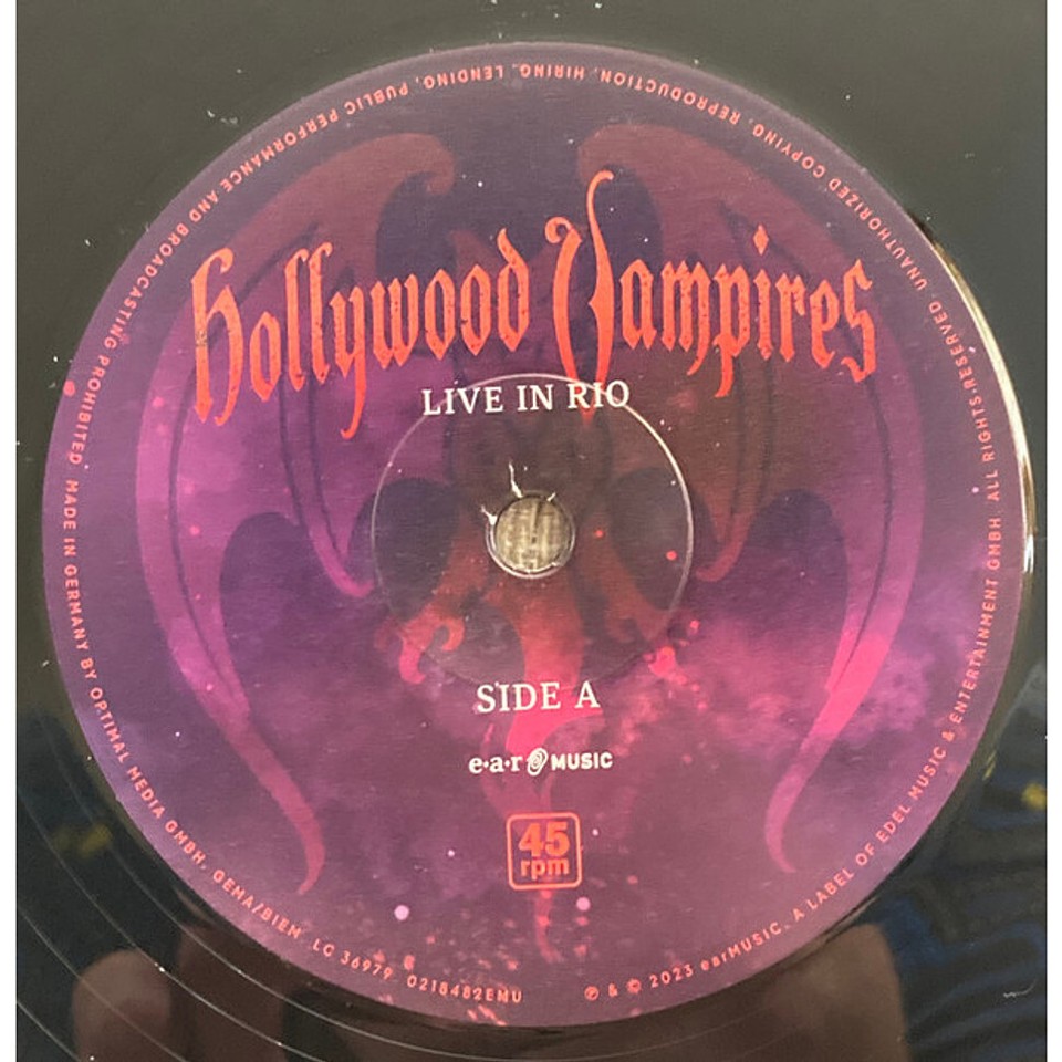 Hollywood Vampires - Live In Rio (Vinyl 2LP - 2023 - EU - Original) | eBay