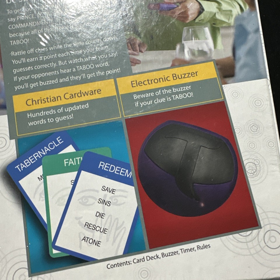 Bible Taboo Board Game Unspeakable Fun 2023 Hersch Hasbro | eBay