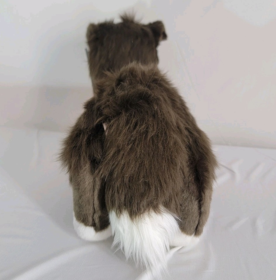 Ski Patrol Pup Gravy Plush Brown Border Collie Dog By Douglas 16" NWT ...