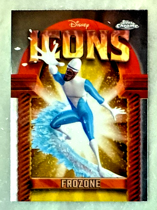 Frozone 2025 Topps Chrome Disney- Disney Icons Insert Card-#DI-6 The ...
