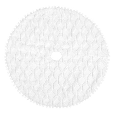 IMIKEYA 91cm Christmas Tree Plush Skirt Furry Xmas Tree Base Cushion ...