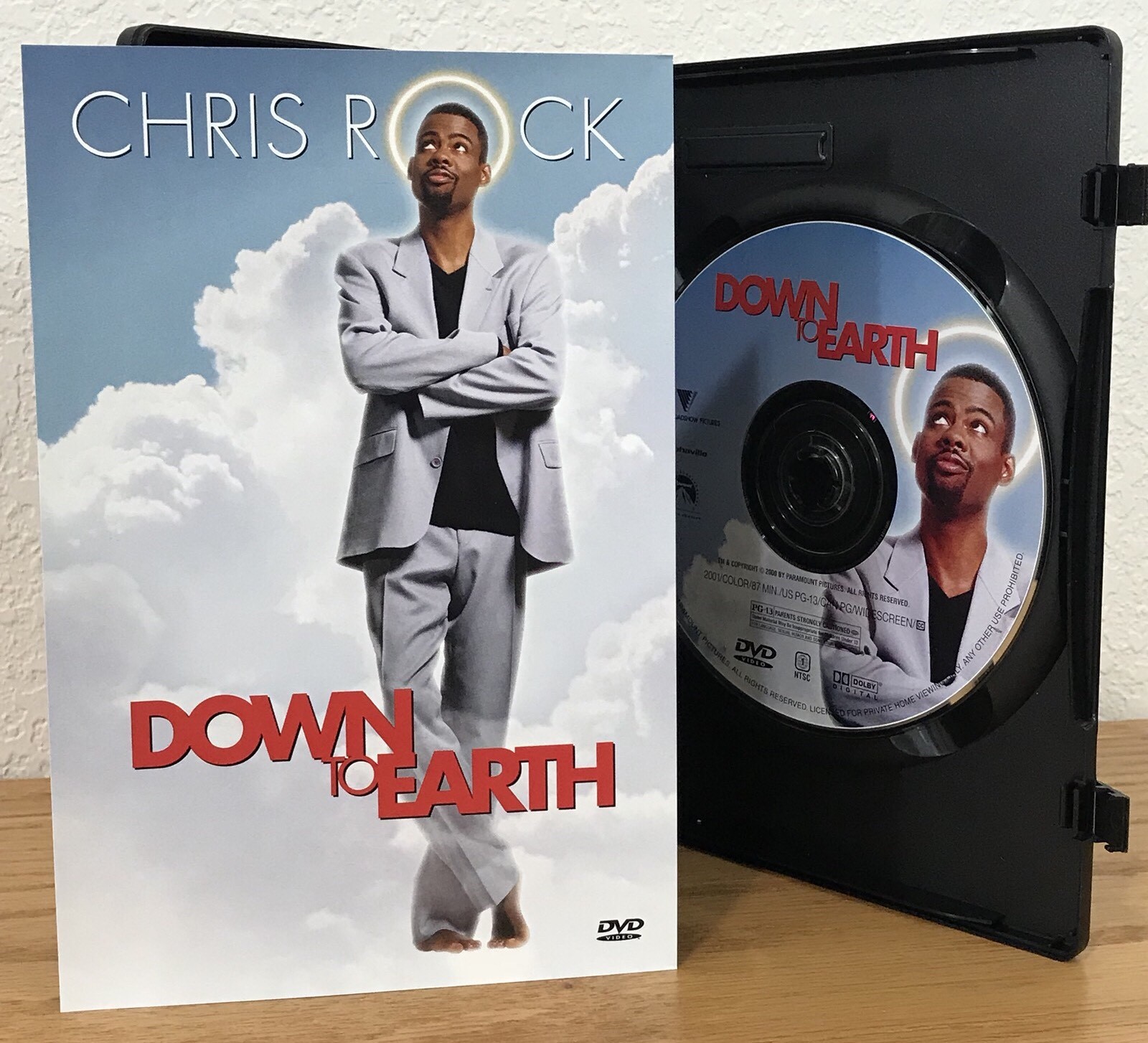 DOWN TO EARTH (DVD, 2001) CHRIS ROCK with SCENE SELECTION INSERT SEE ...
