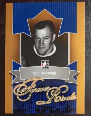 2012 - 2013 ITG Bob Davidson Forever Rivals Gold /30 #60 Hockey Card | eBay