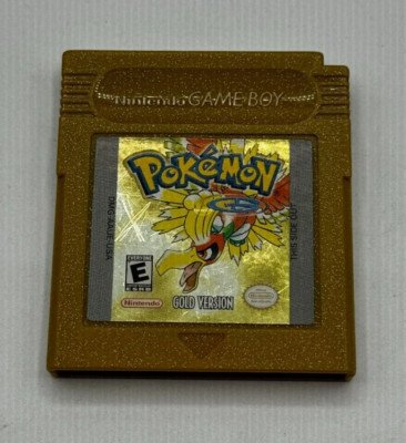 Pokémon Gold Version Gold Nintendo Game Boy Ntsc-U Used Battery New USA ...