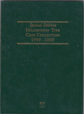Millennium Type Set 1999 2000 Littleton Coin Folder Model LCF29 Free ...
