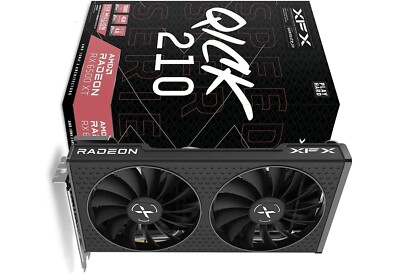 XFX Speedster QICK 210 AMD Radeon RX 6500 XT Core Gaming 4GB GDDR6 ...