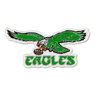 Philadelphia Eagles Kelly Green Logo Iron On Sew On Embroidered Patch 5 ...