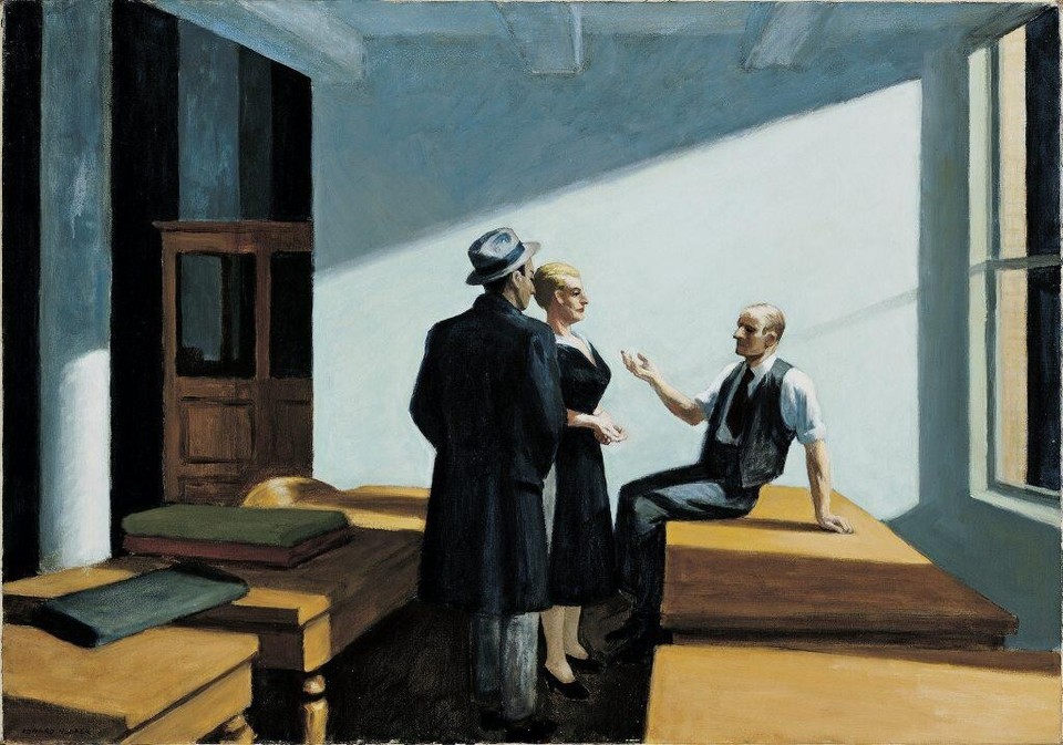 Edward Hopper 1935 American Realism Office Scene Art Print Business ...