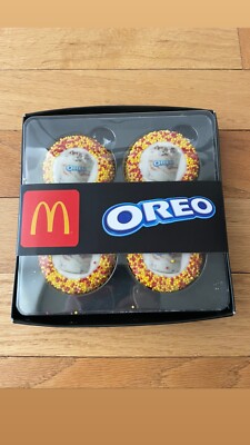 OreoiD x Mcdonalds Oreo Fudge McFlurry Cookies 4 Count 1/2500 RARE | eBay