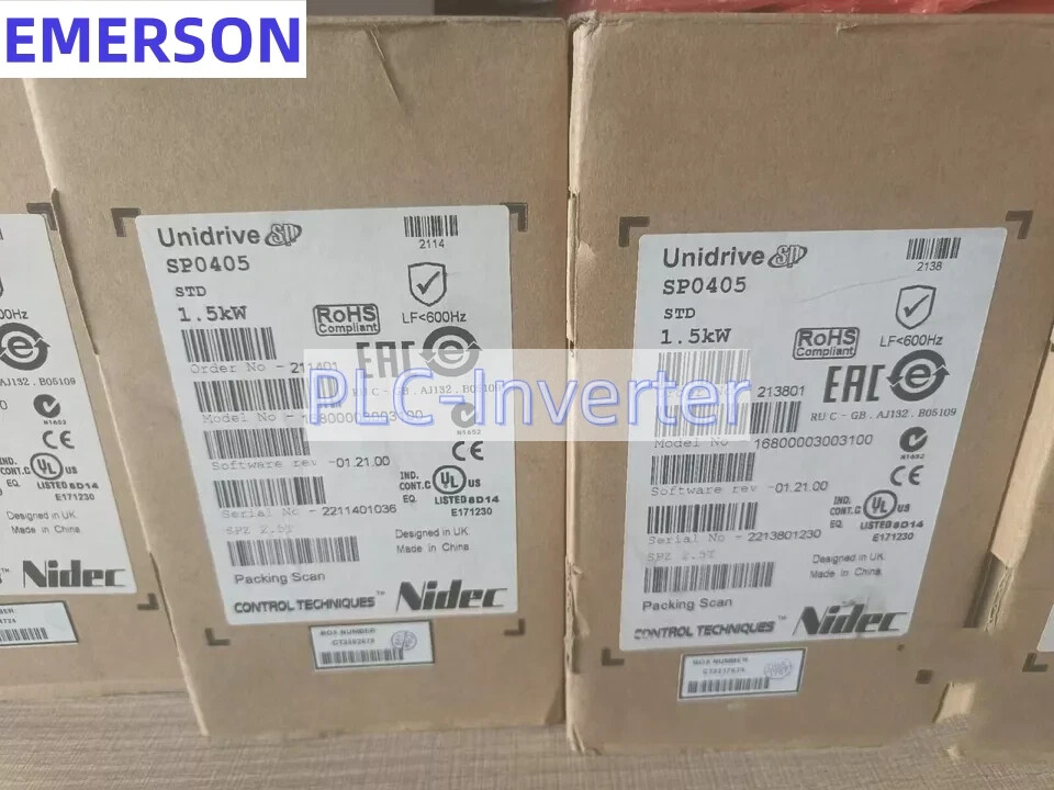 1PC New Emerson Nidec Control Techniques Unidrive SP0405 Inverter Fast ...