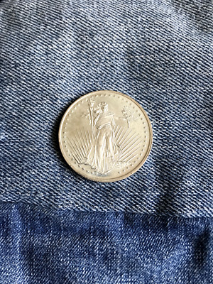 Vintage SILVER TOWNE 1 Oz .999 Silver Coin Round WINCHESTER INDIANA ...