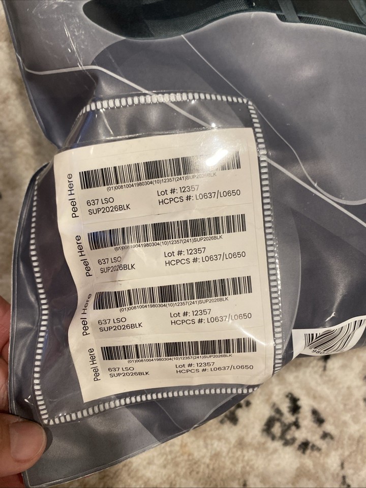 Coretech 637 LSO Adjustable Back Brace Support Waist Belt Unisex | eBay