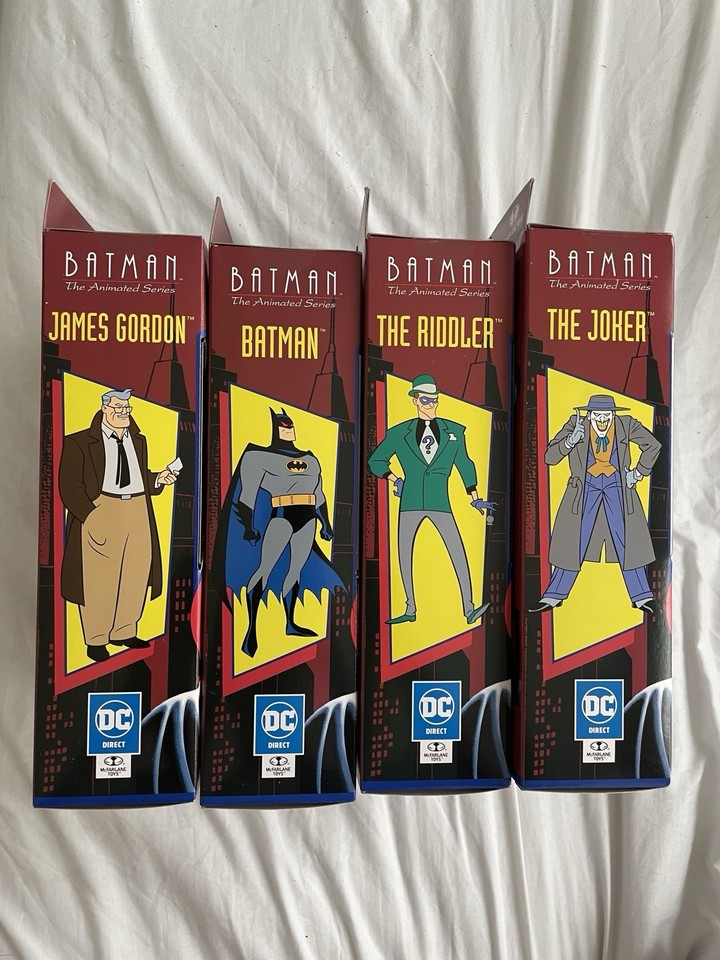 McFarlane Batman The Animated Series Riddler Joker Jim Gordon Lock-Up ...