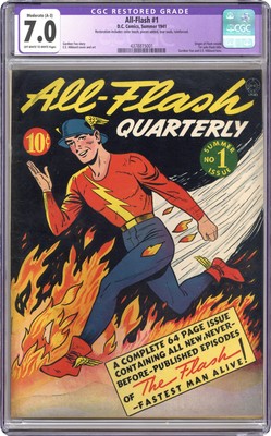 All-Flash #1 CGC 7.0 RESTORED 1941 4378815001 | eBay