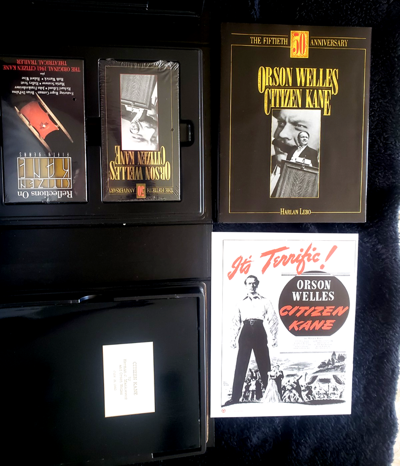 Citizen Kane 50th Anniversary Limited Collectors VHS Factory - Orson ...