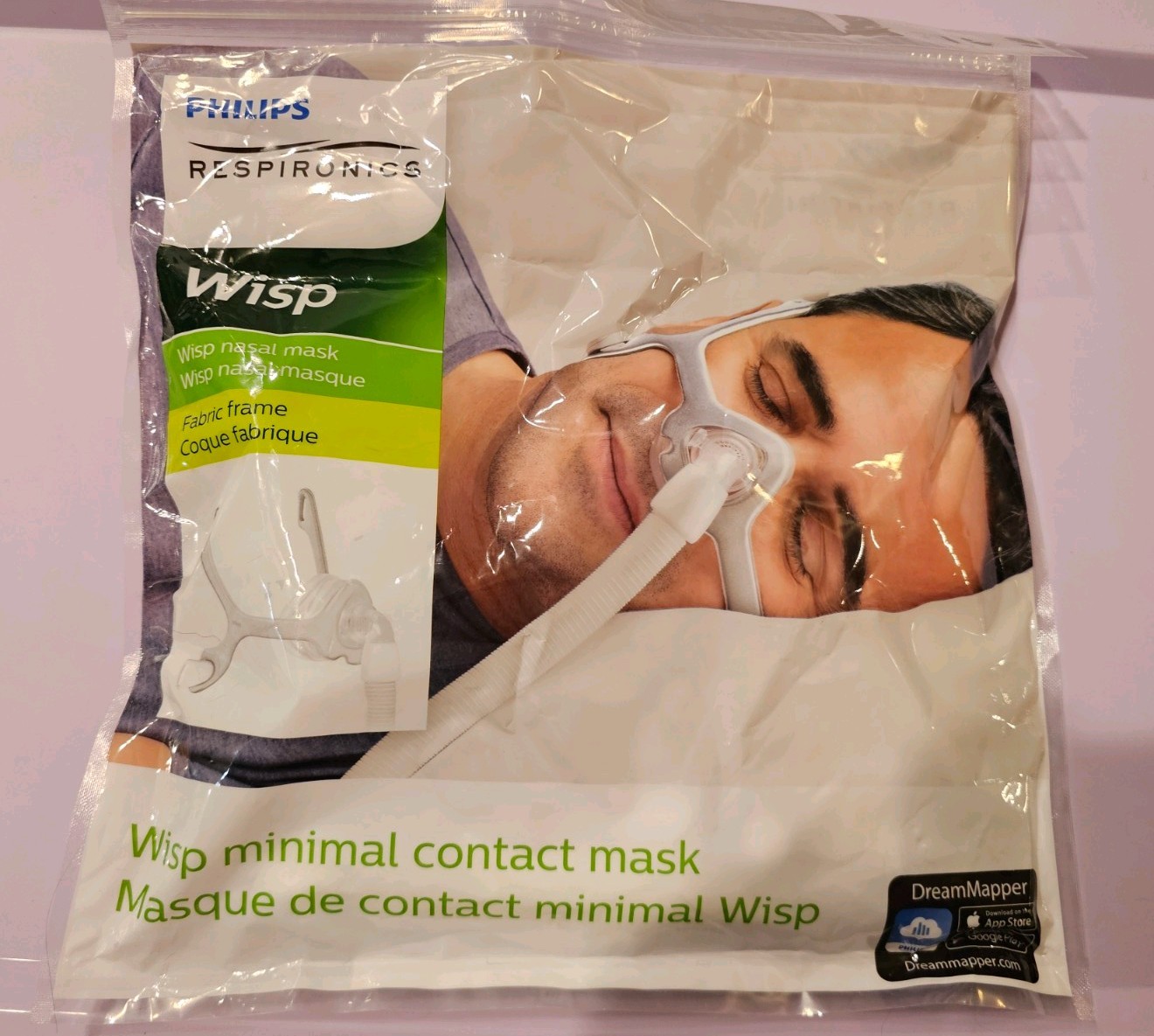 Philips Wisp Nasal Mask with Fabric Frame W/O Headgear Size Large ...