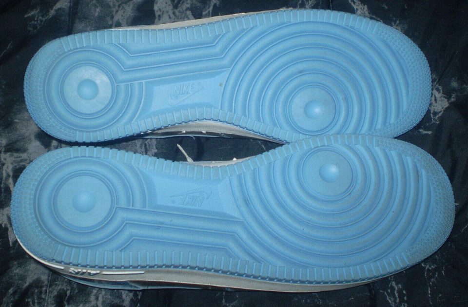 Nike Air Force 1 Premium Fantastic 4 Blue Invisible Clear Sneakers MEN ...