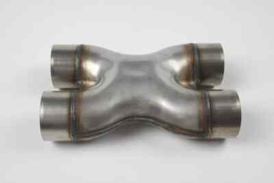 3" X-pipe Universal exhaust pipe Length12" 304 stainless steel | eBay