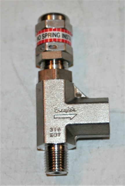 Swagelok Nupro Ss-4r3a5 1/4" High Pressure Proportional Relief Valve ...