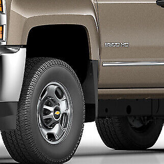 GM 22894857 Balck 2014 and up Silverado OEM Black Front Splash Mud ...