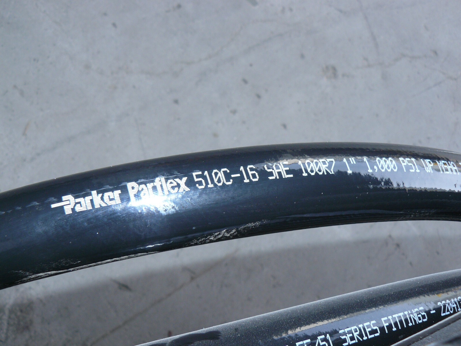 Parker Parflex 510C-16 Thermoplastic Hydraulic Hose 1" ID 1000Psi ...