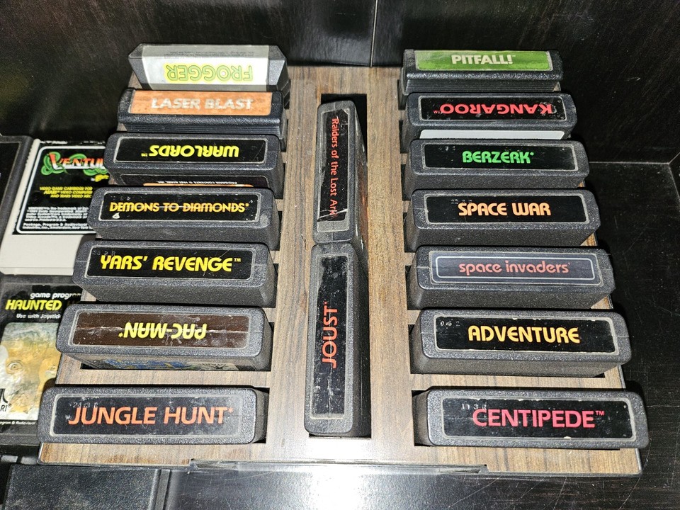 Lot Of 28 Atari 2600/5200/Games Video Games W/ Rares!!☆ Tested! Nice ...