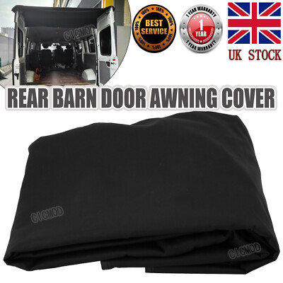REAR BARN DOOR AWNING COVER WATERPROOF SUNSHADE COVERS For FORD TRANSIT ...