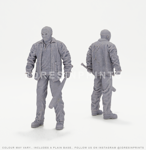 HALLOWEEN SLASHER || Jason Retro Horror Movie Resin Model Kit 75mm 1/24 ...