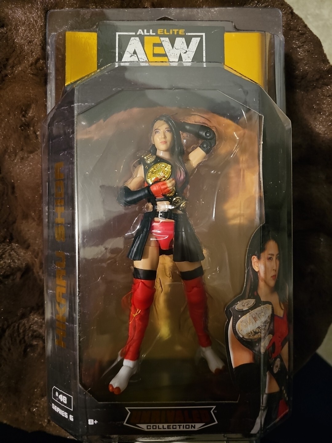 AEW Unrivaled Hikaru Shida Series 6 #48 With Figure Defender ...
